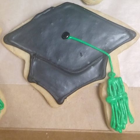 Graduation Cap Cookies - Heavenly Taylored Sweets
